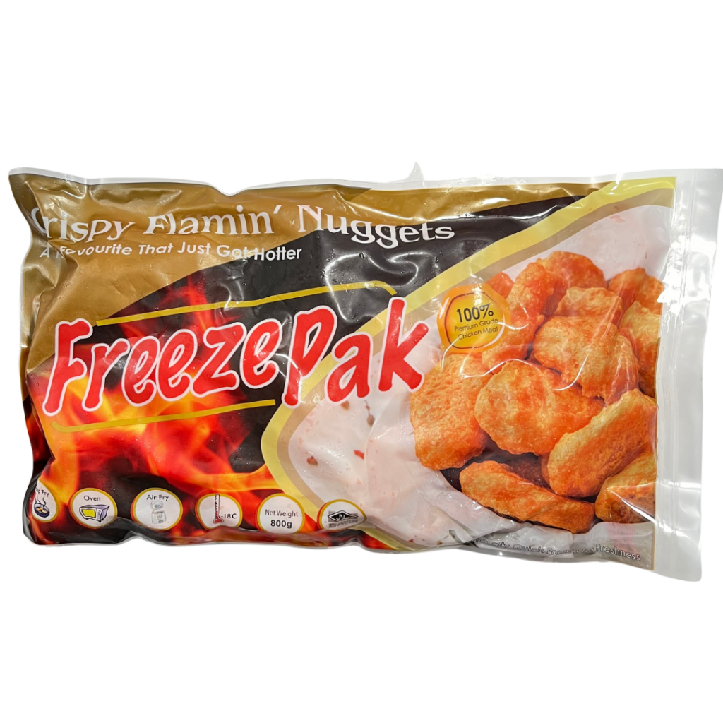 FREEZEPAK CRISPY FLAMING NUGGETS 800G » Toko Warisan