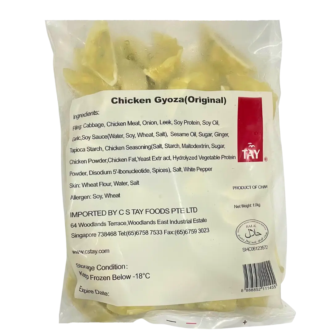 TAY CHICKEN GYOZA (ORIGINAL) 1KG » Toko Warisan